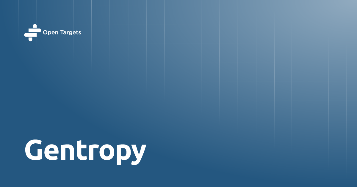 Gentropy | Open Targets Platform Documentation