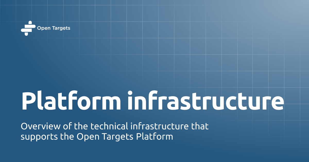Platform Infrastructure Open Targets Platform Documentation